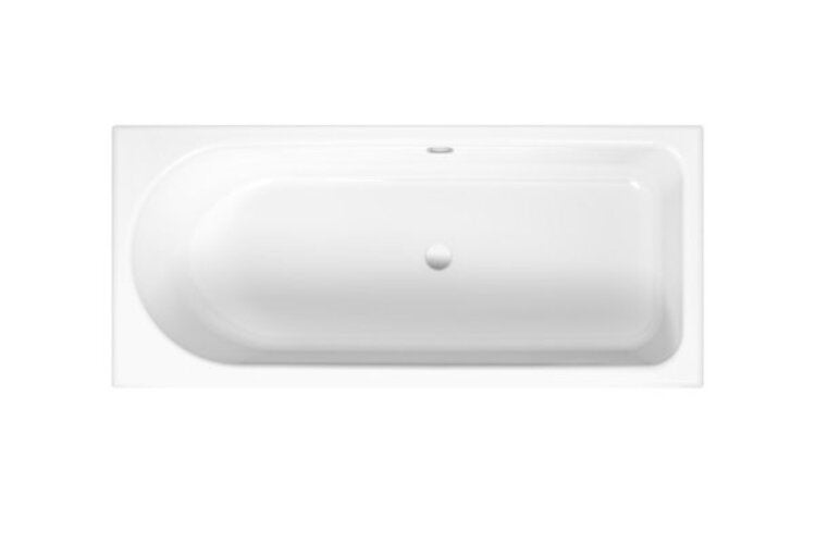Lit de bain Ocean 170x75 cm, 8854, trop-plein arrière, blanc, Farbe ...
