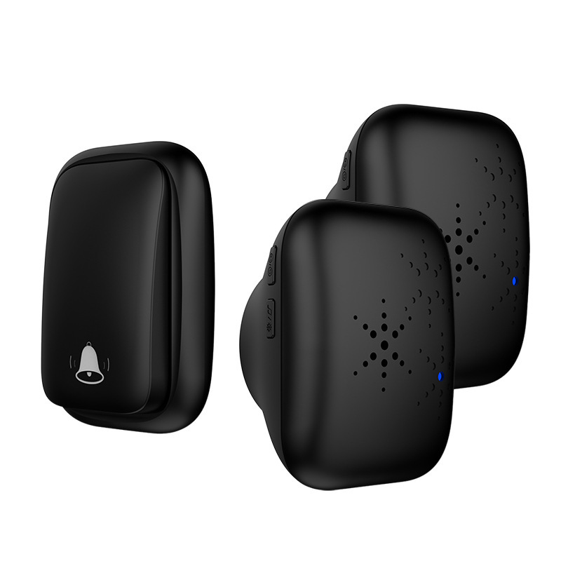 Sonnette sans fil, sans piles, avec 2 récepteurs, étanche, 38 sonneries ...