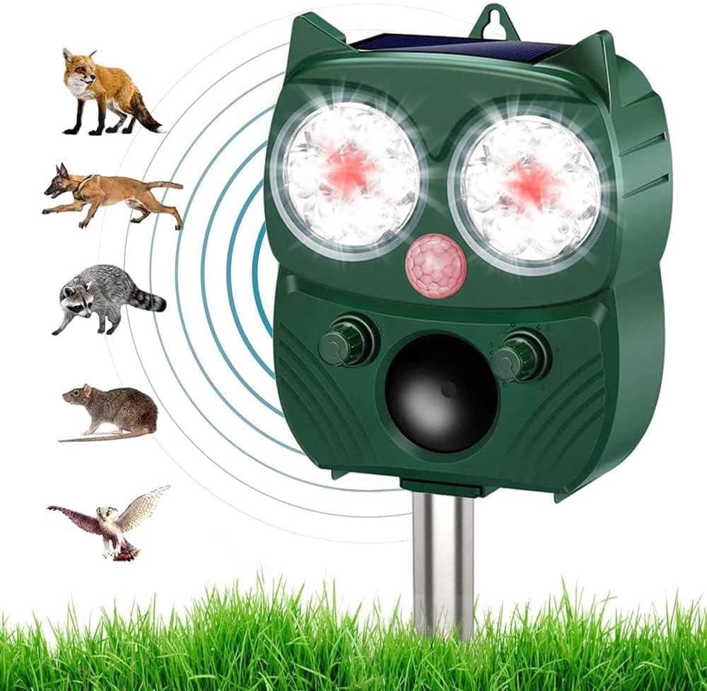 Repelente para gatos de jardín, repelente de animales, repelente solar ...