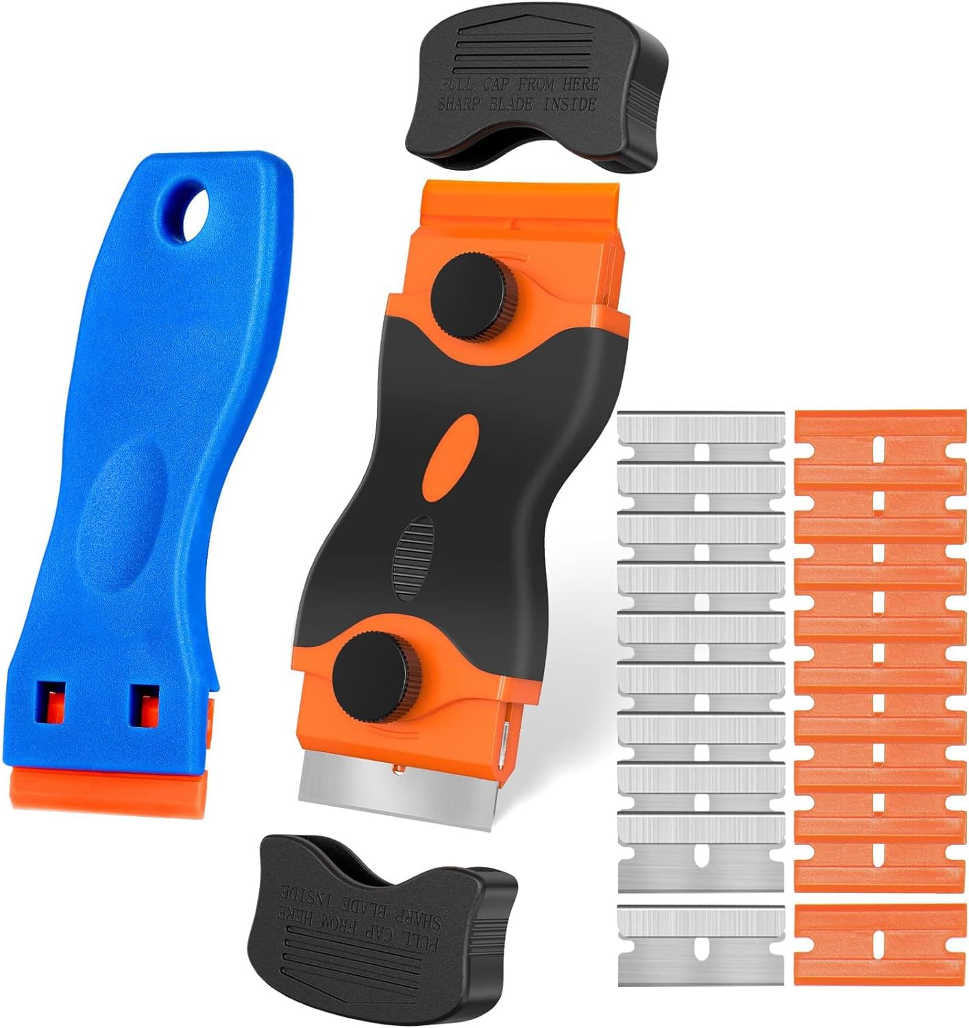 Ensemble de grattoirs de nettoyage, 1 grattoir à double extrémité + 1 ...