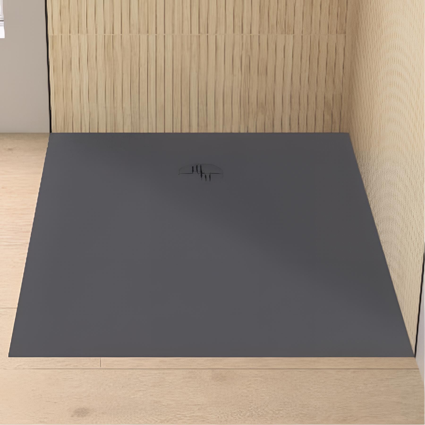 Receveur de douche composite KINEDO KINEMOON EVO 120x90 gris anthracite ...