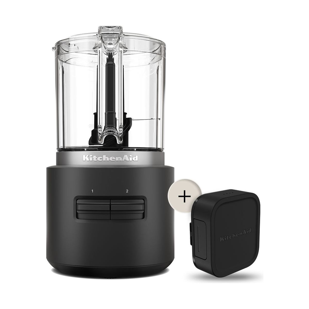 Hachoir KITCHENAID GO sans fil avec batterie 5KFCR531BM | Leroy Merlin