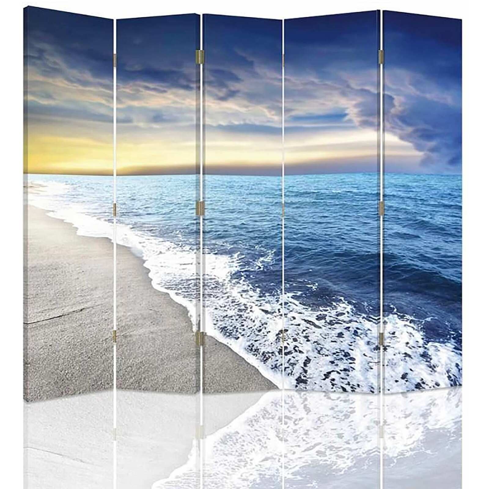 Paravent Design Côtes 5 Volets pour Intérieur Moderne - 180 x 150 cm ...