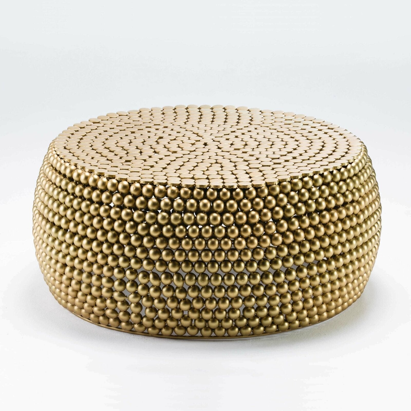 Table basse arta 81 x 81 x 34 cm Or | Leroy Merlin