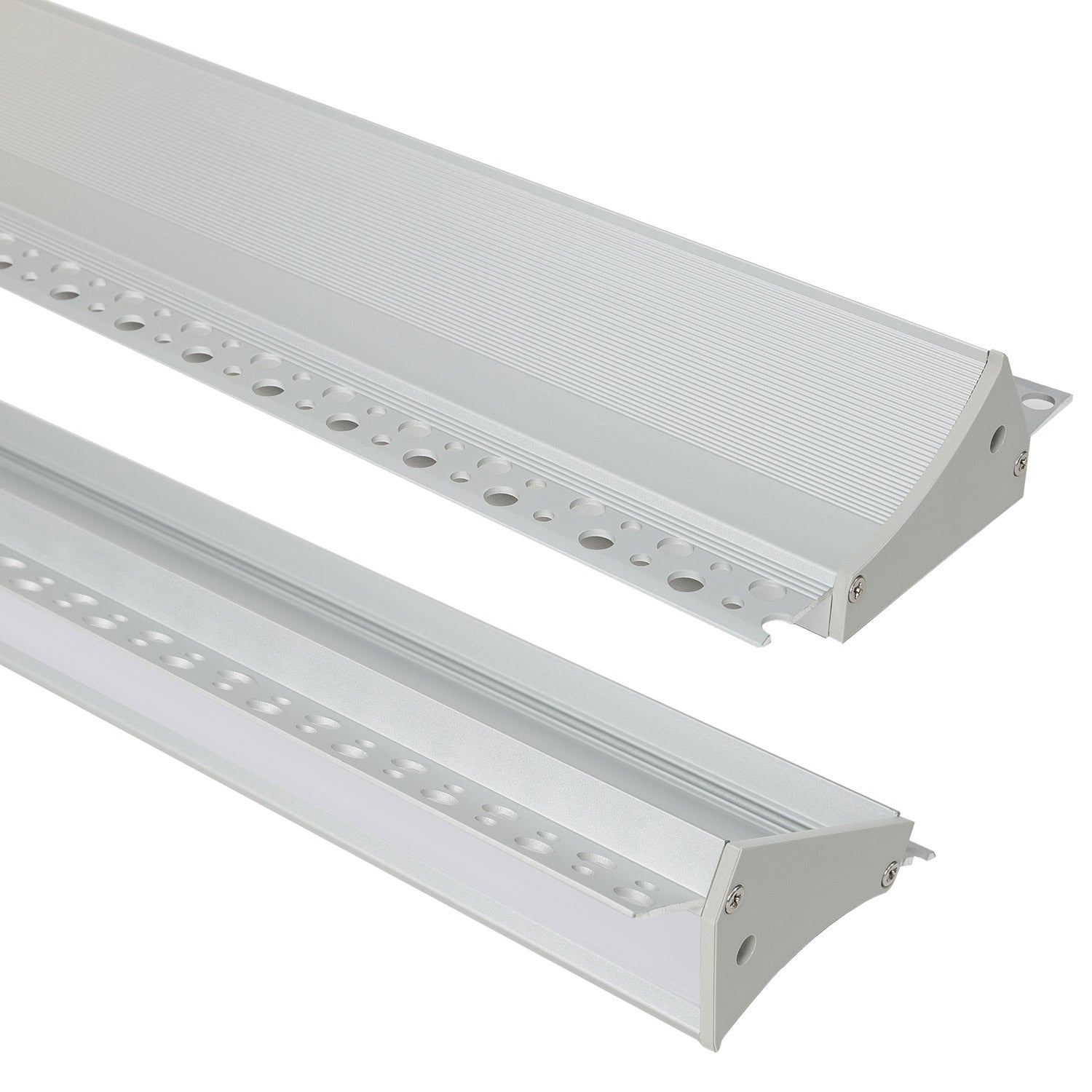 Ledkia Perfil Aluminio Empotrable para Escayola / Pladur para Tira LED ...