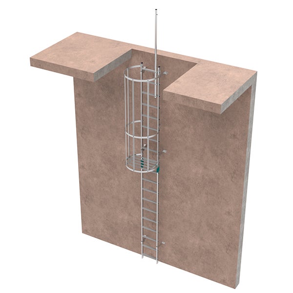 Scala a gabbia - Altezza raggiungibile da 4,86 a 5,70m - CRINO-ST/004-7871 | Leroy Merlin