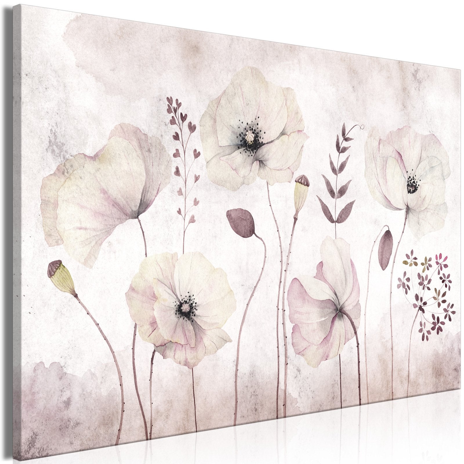 Tableau floral en toile intissée format horizontal | Leroy Merlin