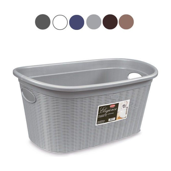 Stefanplast Panier à 2 anses Elegance Rattan Lt 35 cm 58x37x29,5 h ...