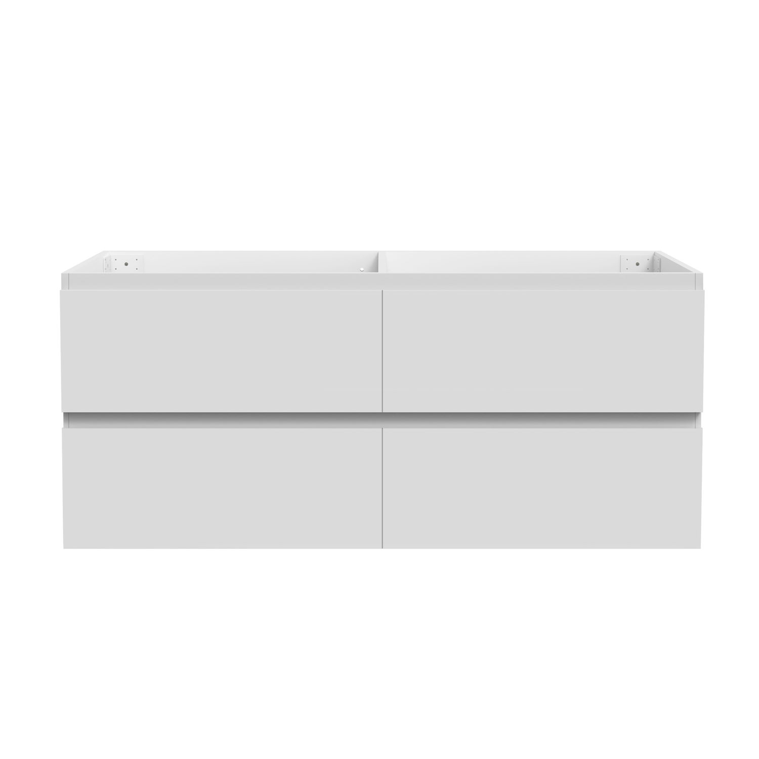 Mueble de baño Aica 120 x 46 x 52 cm, blanco, 4 cajones | Leroy Merlin