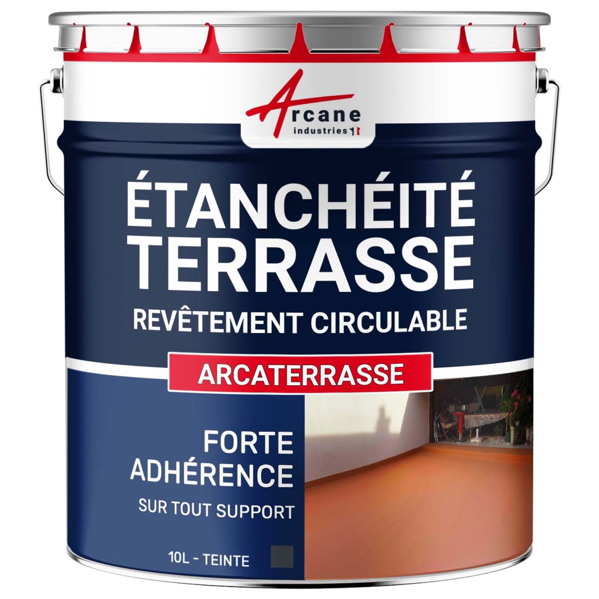 Membrana líquida transitable, Membrana para terrazas transitable ...