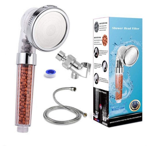 Cabezal de ducha, 3 capas, alta presión, filtración iónica para ahorro ...