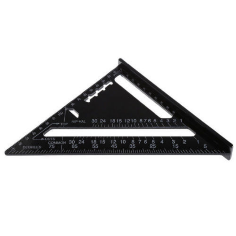 Rapporteur d'angle de triangle de toiture métrique de 7 pouces | Leroy ...