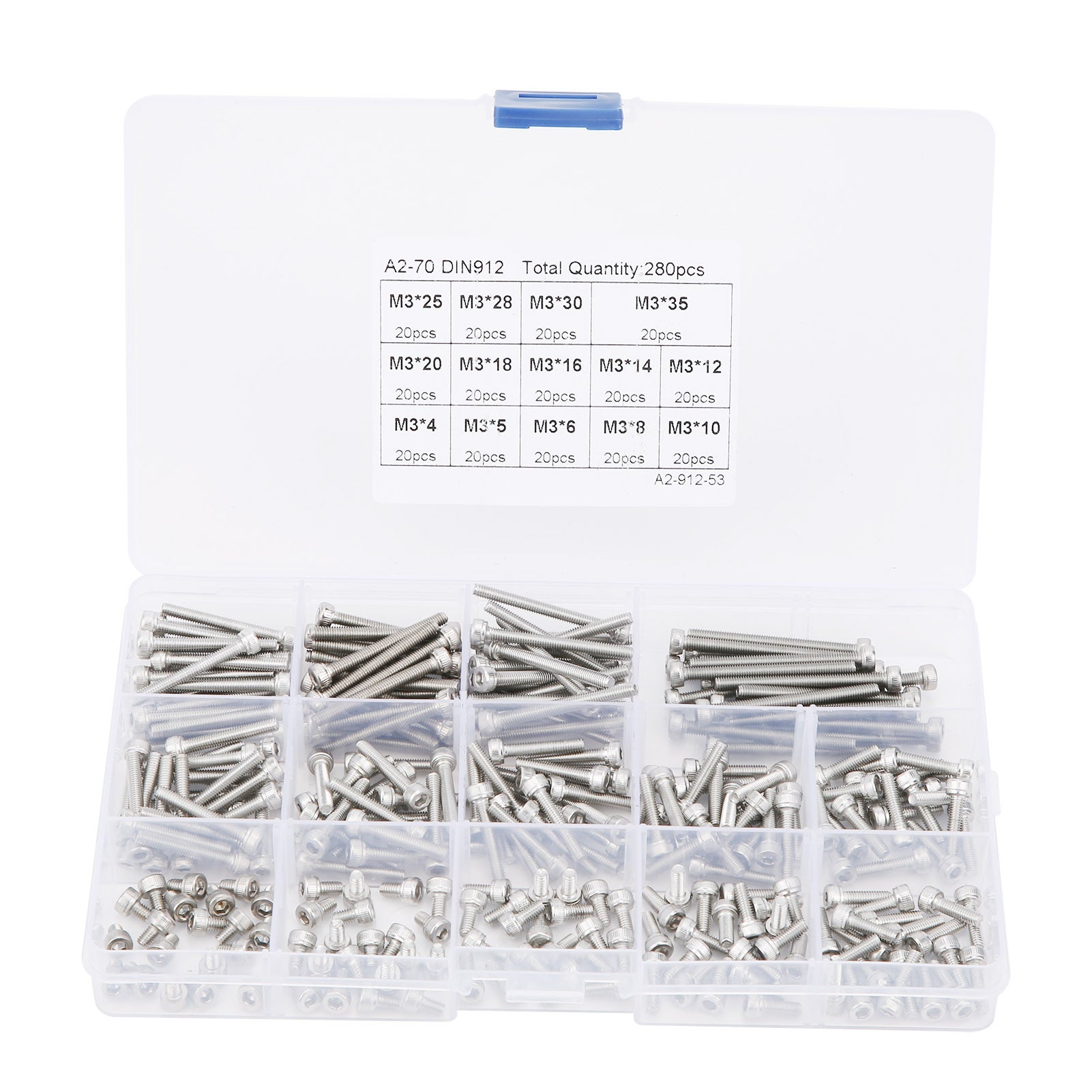 Juego de surtido de clavos combinados de longitud múltiple de acero ...