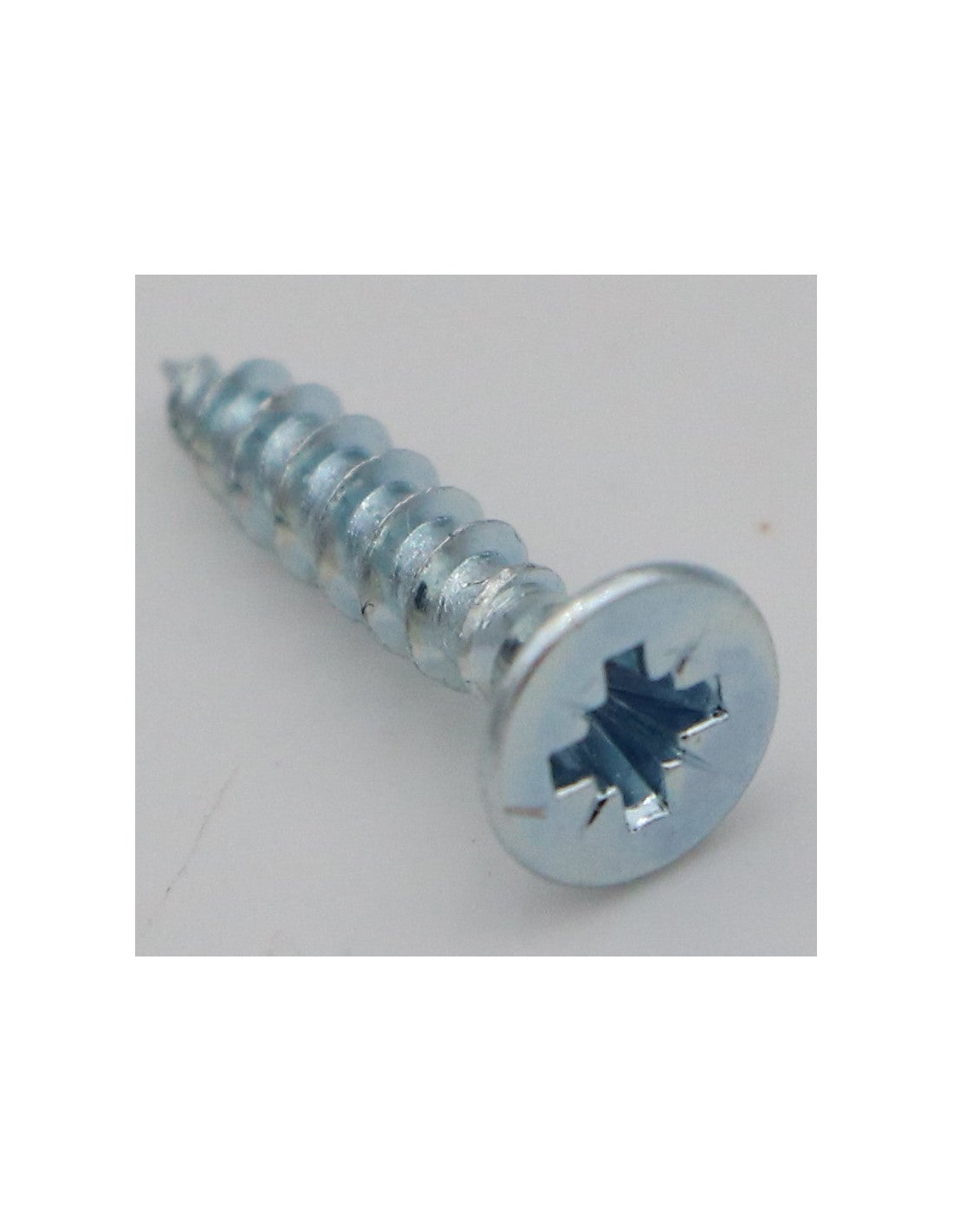 VBA Vis bois agglo Tête fraisée TF Pozi N°1 2.5X15 Filetage total Acier ...