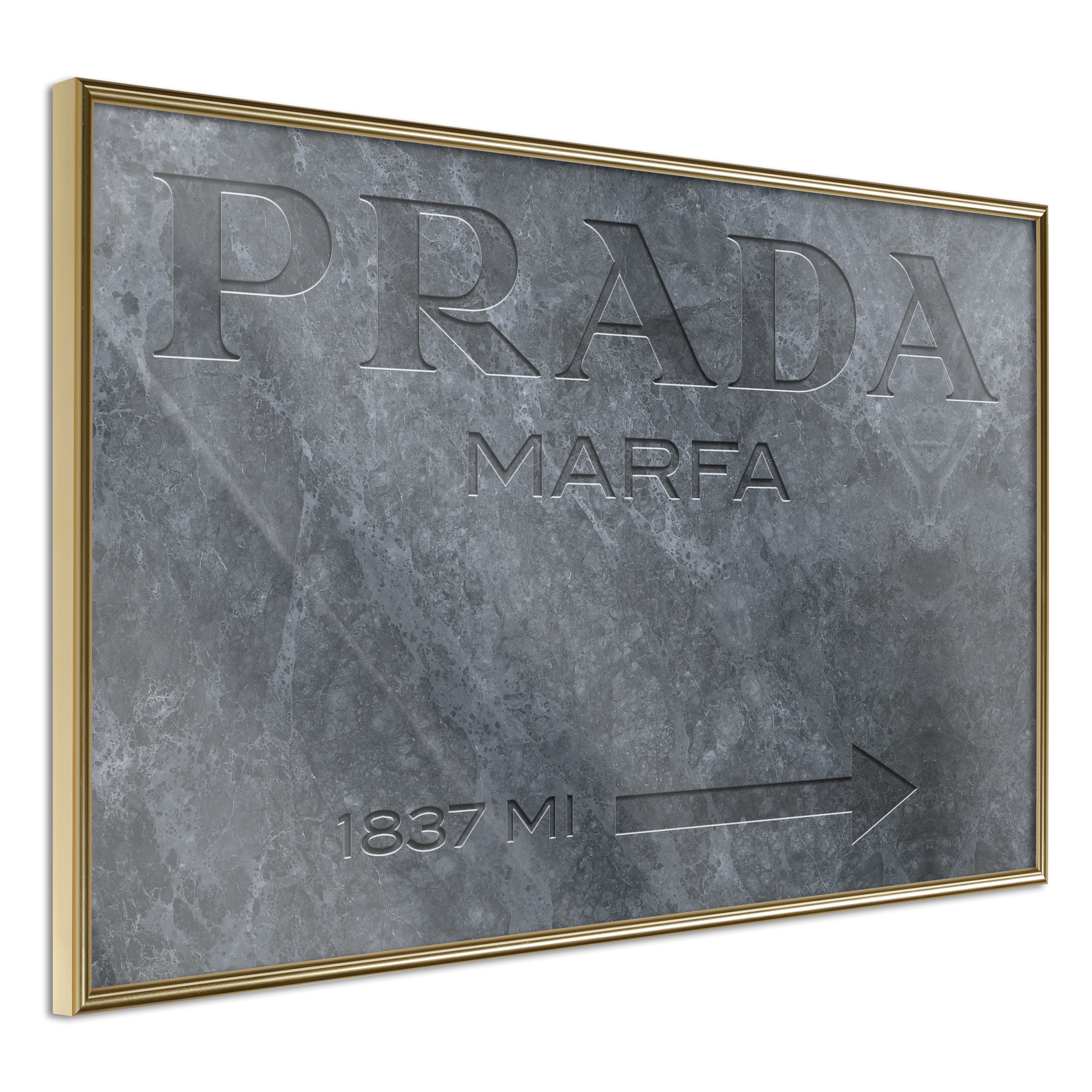Poster et affiche - Prada (Grey) - 30x20 | Leroy Merlin