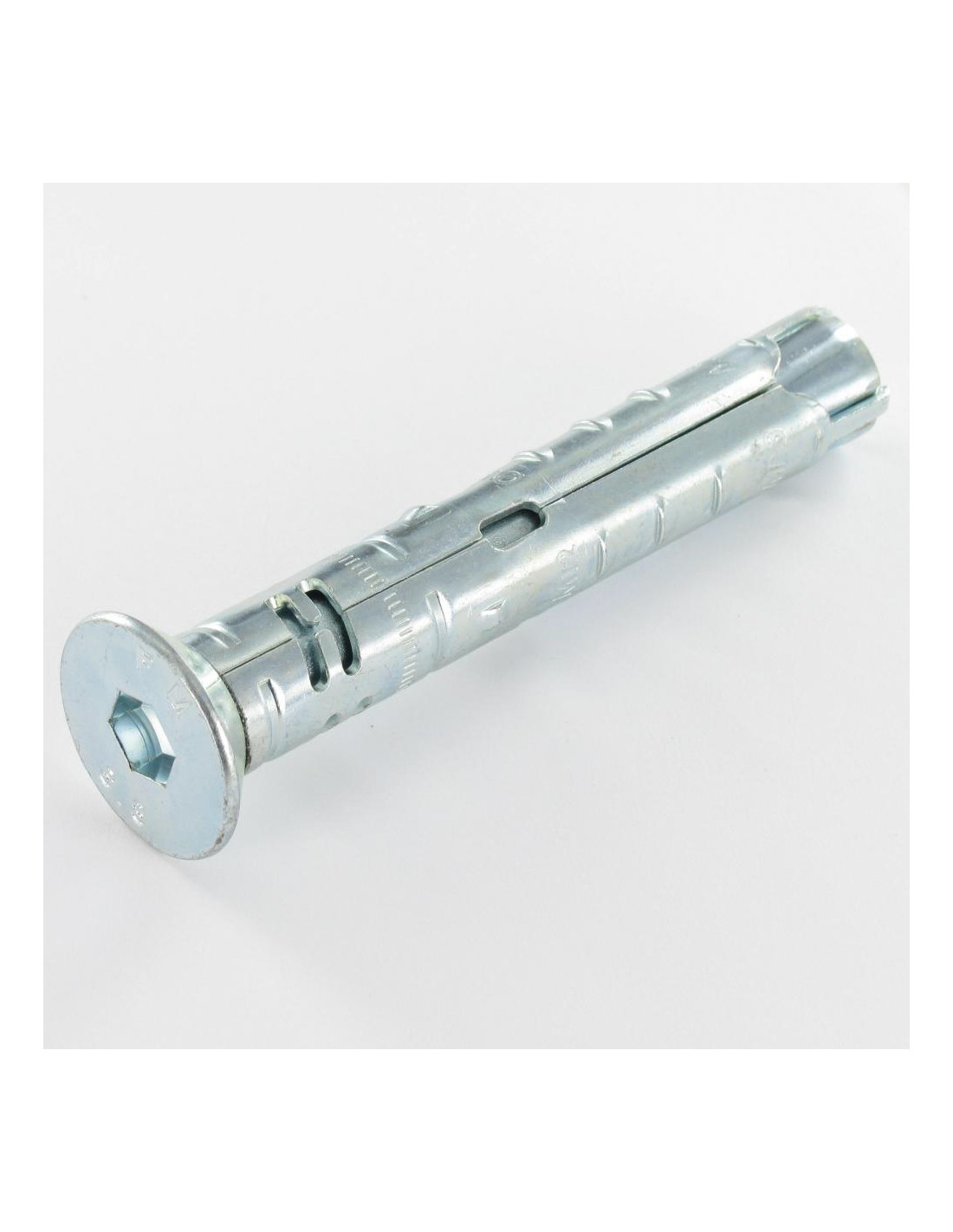 Goujon Ancrage Cheville METAL 12X75 Vis M8X80 Acier zingué-20 pièces ...