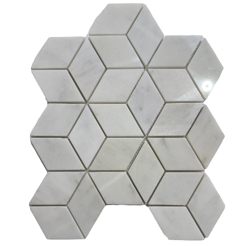 Albedo Pierre - Mosaïque en Marbre de Carrare Poli | Leroy Merlin