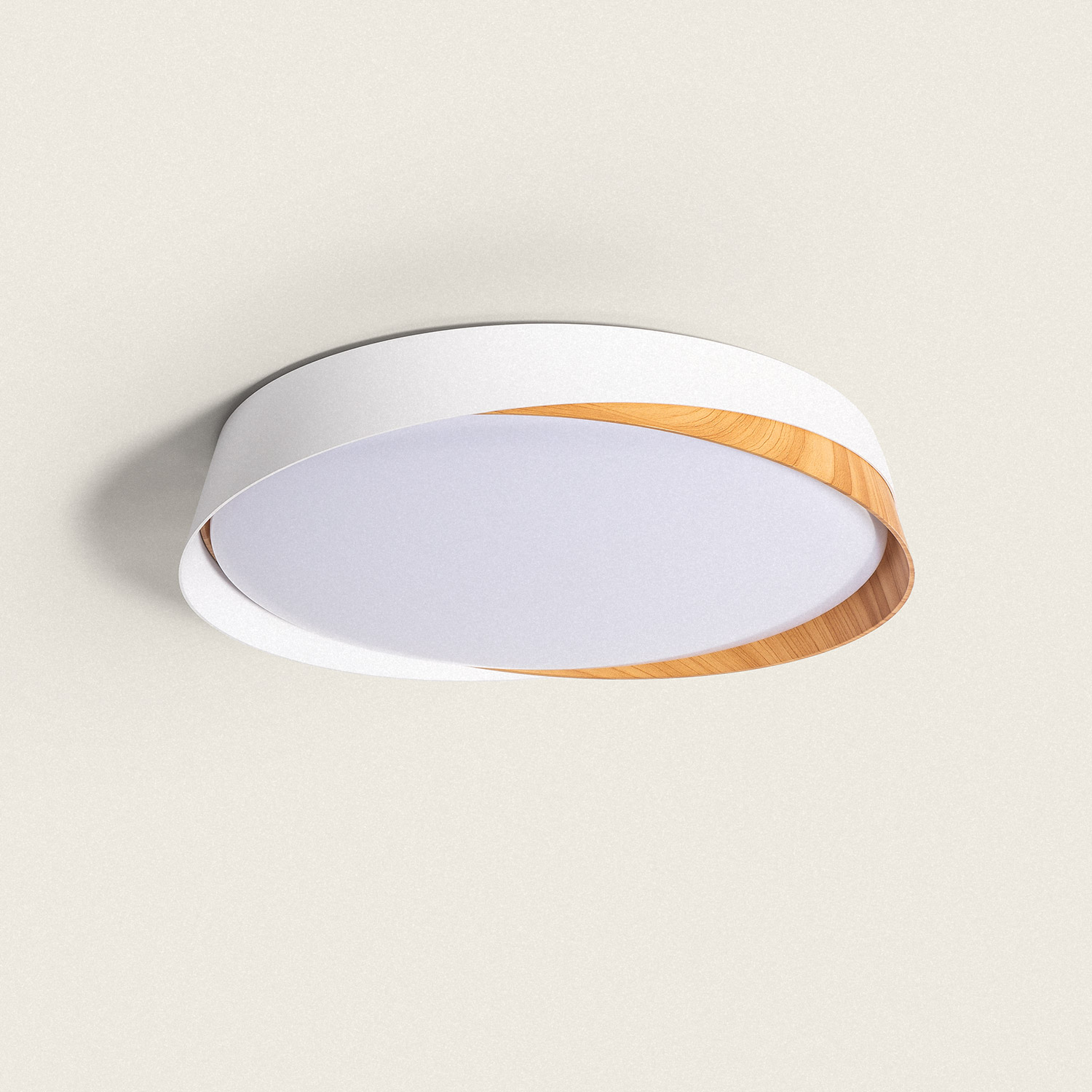 Ledkia Plafón LED 28W Circular Ø420 mm CCT Seleccionable Nil Blanco | Leroy Merlin
