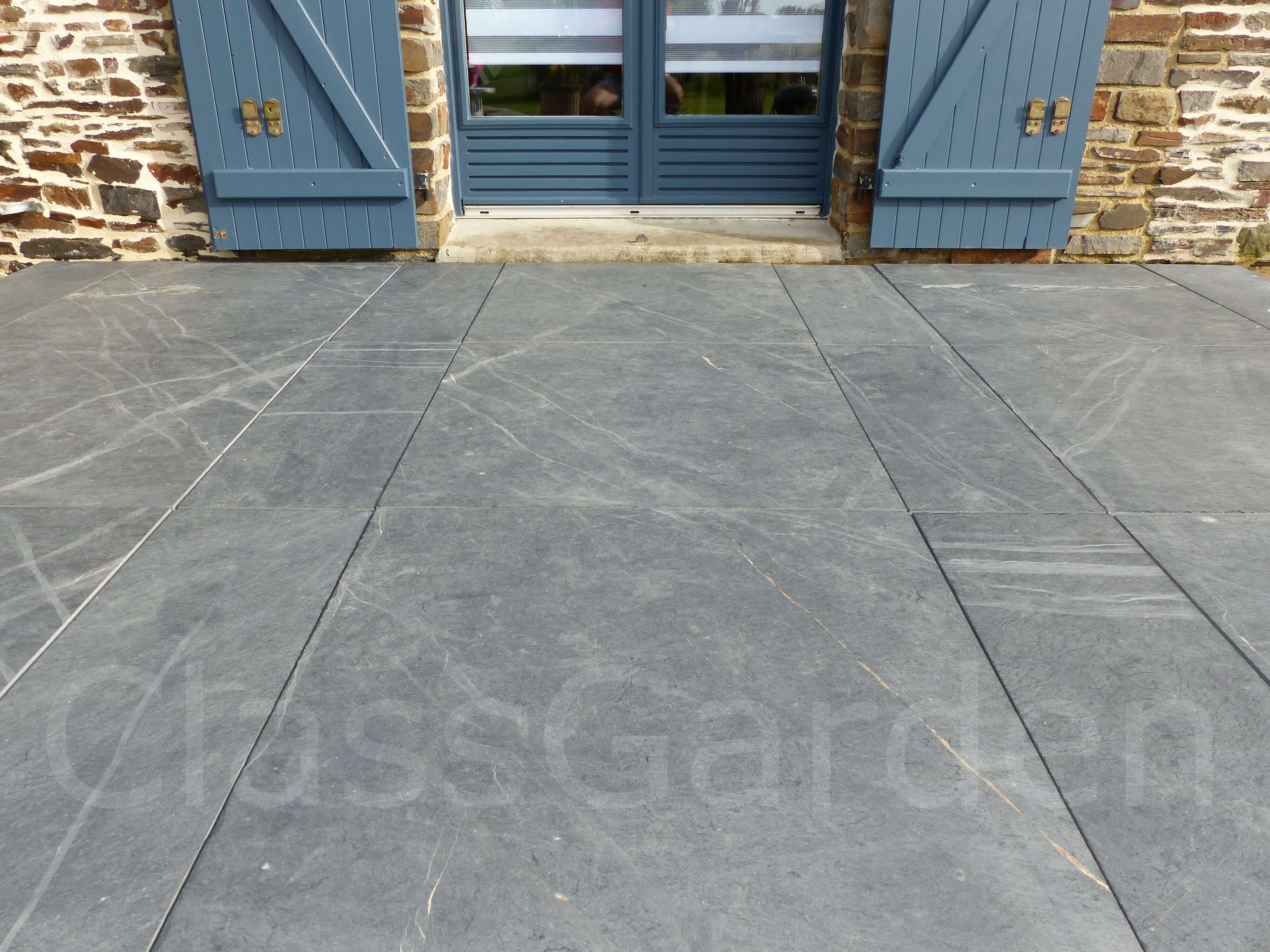 TERRASSE ARDOISE 50x50 - 10 M² - 40 dalles | Leroy Merlin