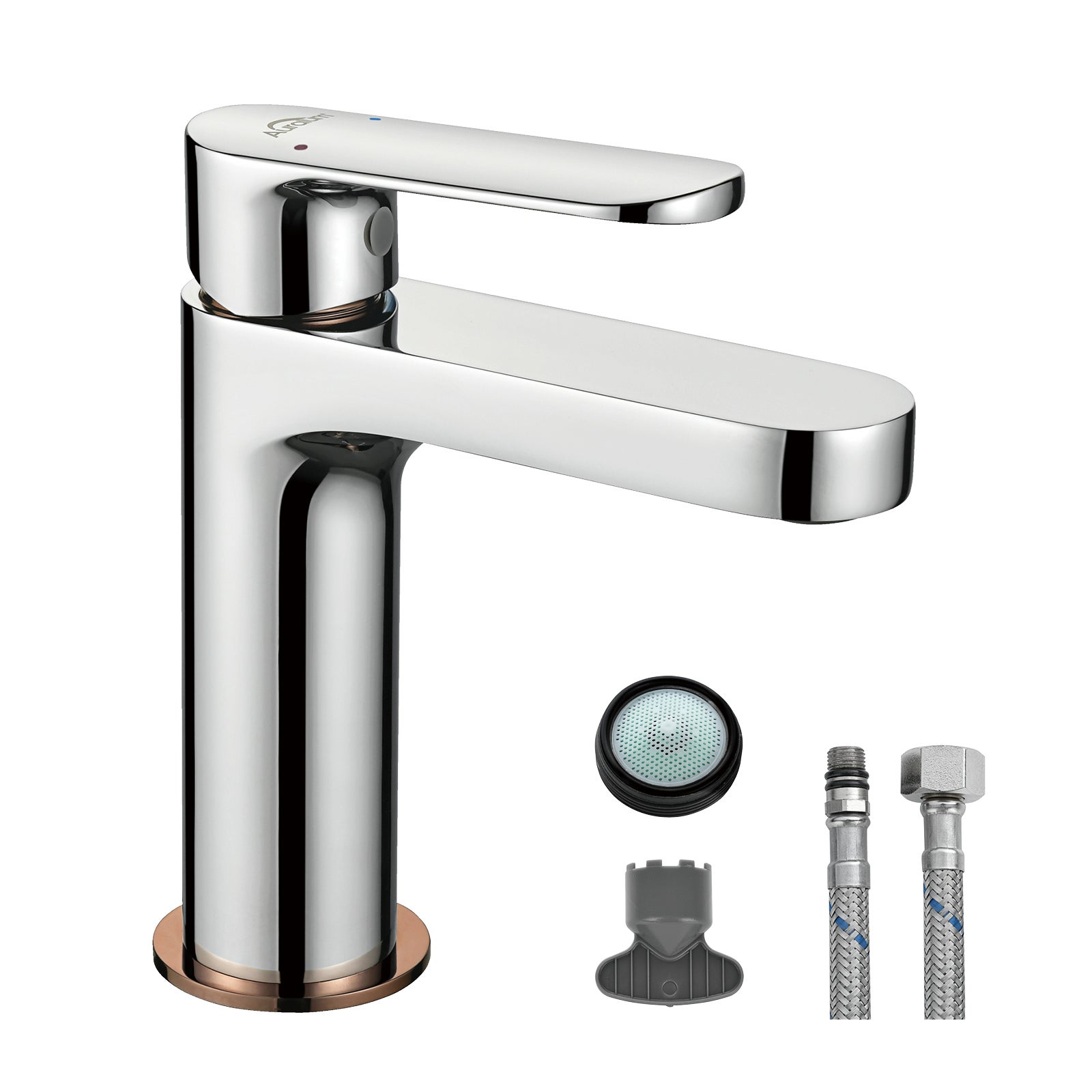 AuraLum Max Moderno Grifo Baño,Diseño Elegante Grifo Lavabo, MitigeUr ...