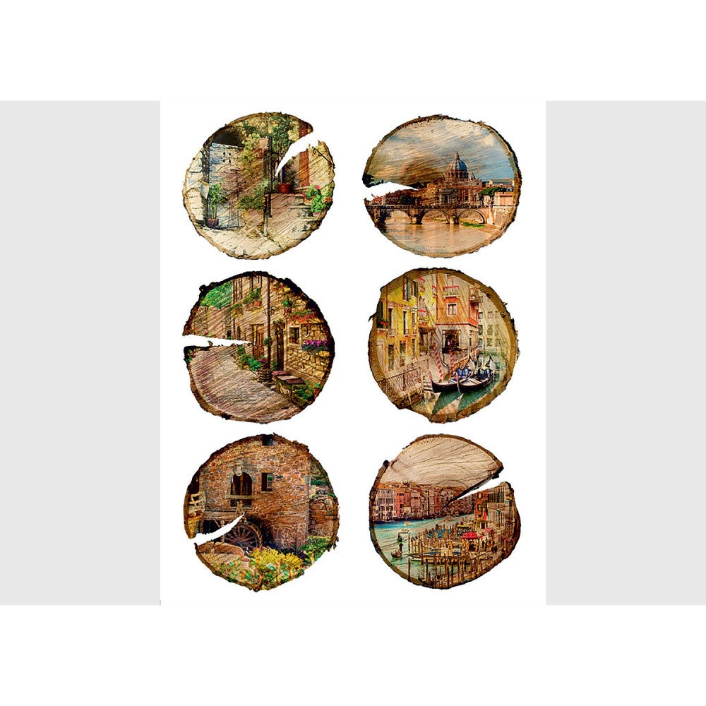 Stickers - Illustrations de Villes - 1 planche 65x85 cm | Leroy Merlin