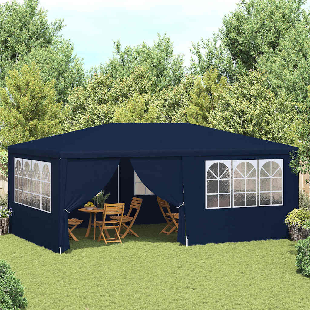 Maison Exclusive - Gazebo Professionale con Pareti 4x6 m Blu 90 g/m² ...