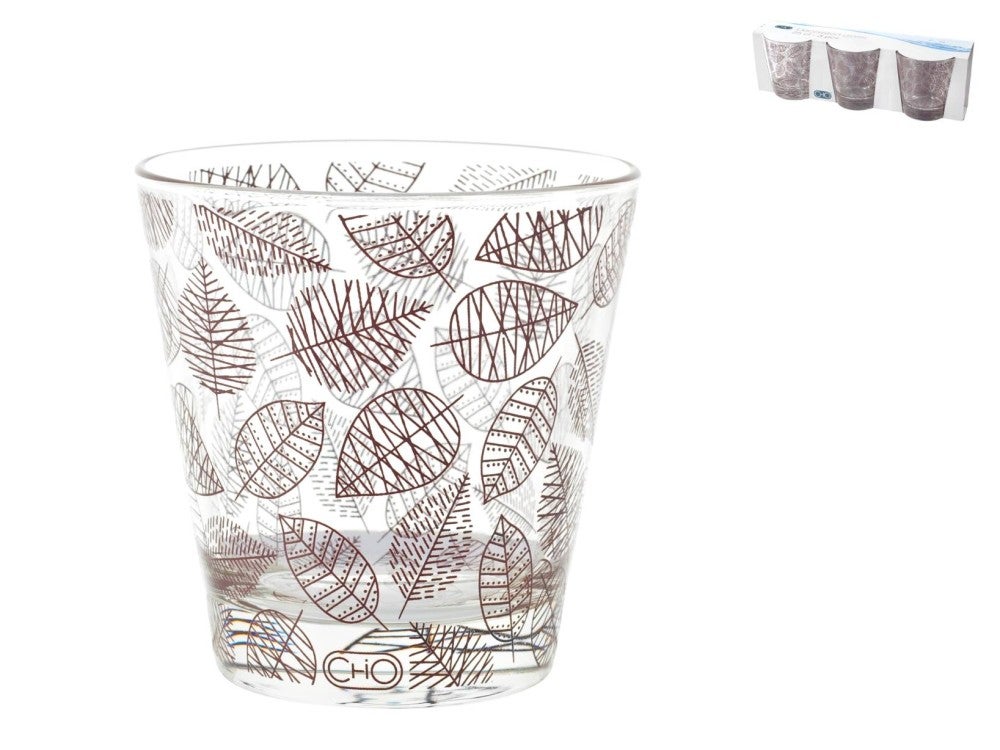 Pack de 3 copas cónicas Chio modelo michelle en cristal con capacidad ...