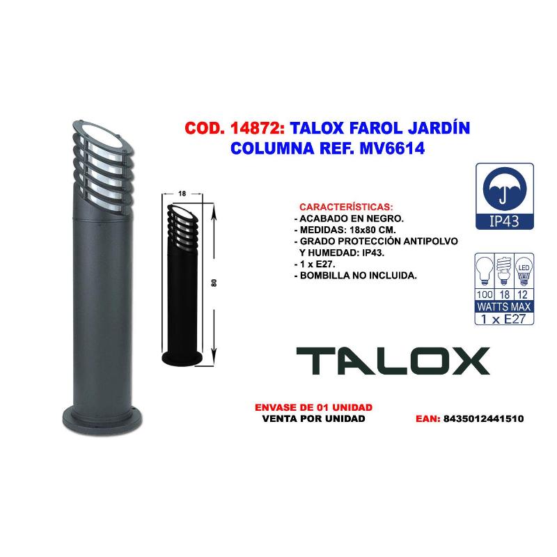 Talox farol jardin columna ref. mv6614 | Leroy Merlin