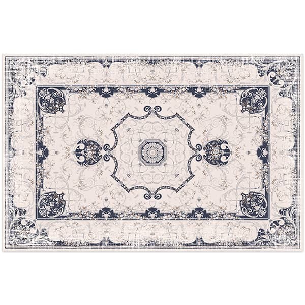 Tapis Vinyle texture style persans 150 X 98CM | Leroy Merlin