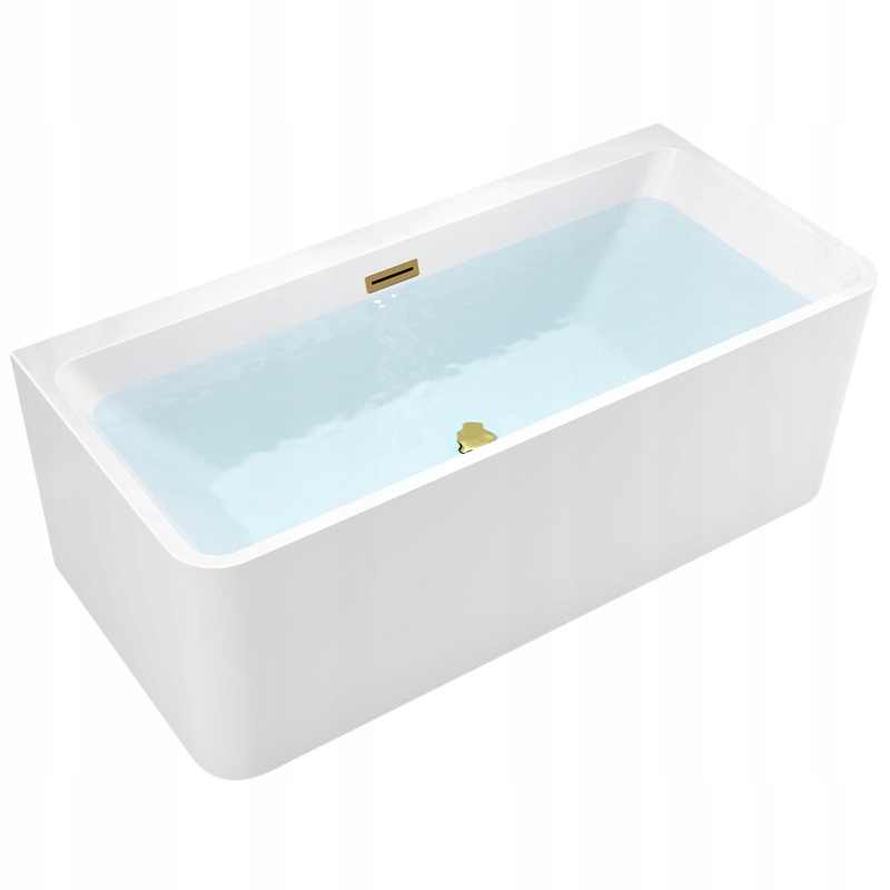 SILLA Baignoire semi-îlot Murale 140x75 cm, Blamc | Leroy Merlin