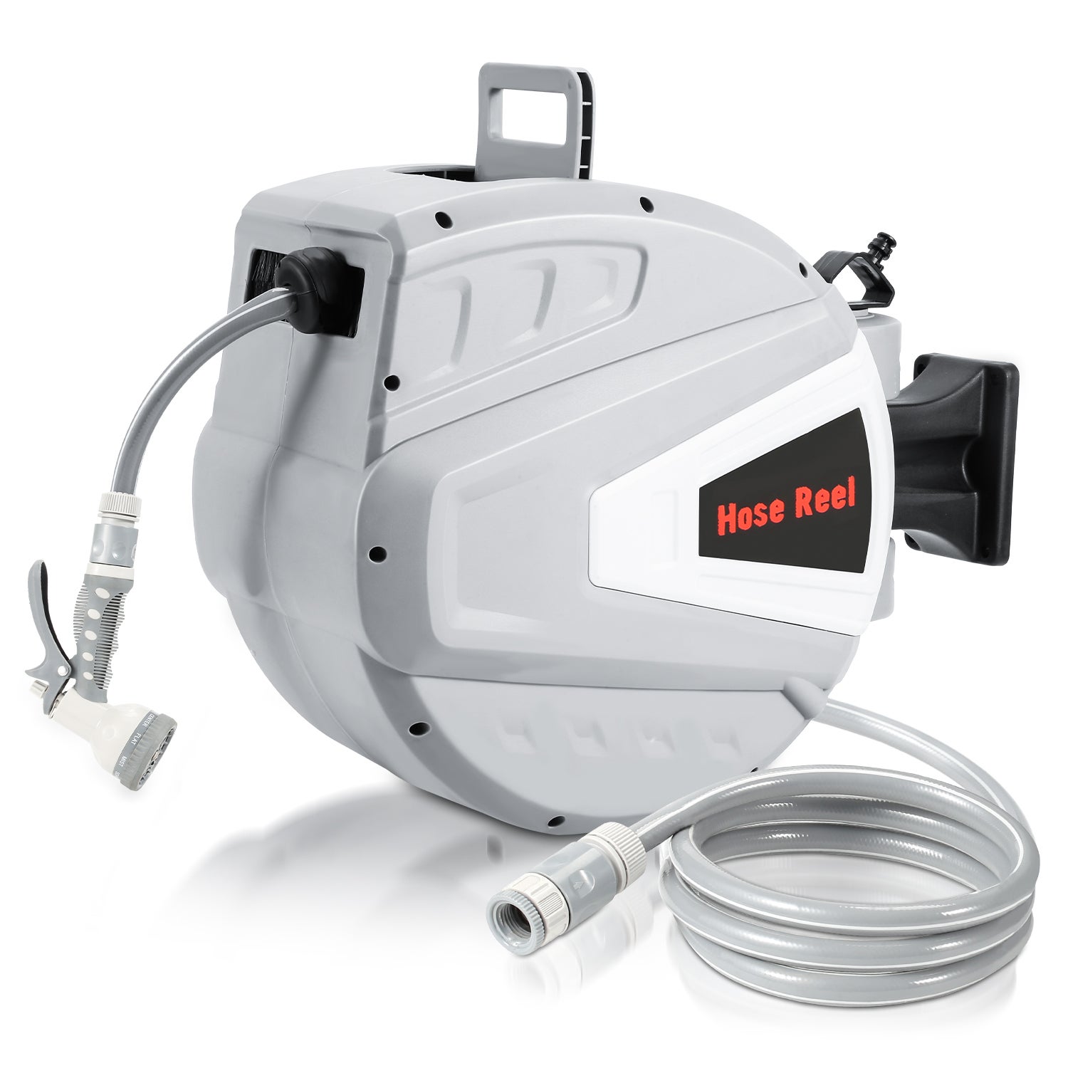 Devanador mural automático giratorio 180° con manguera 20 + 1,5 m y ...