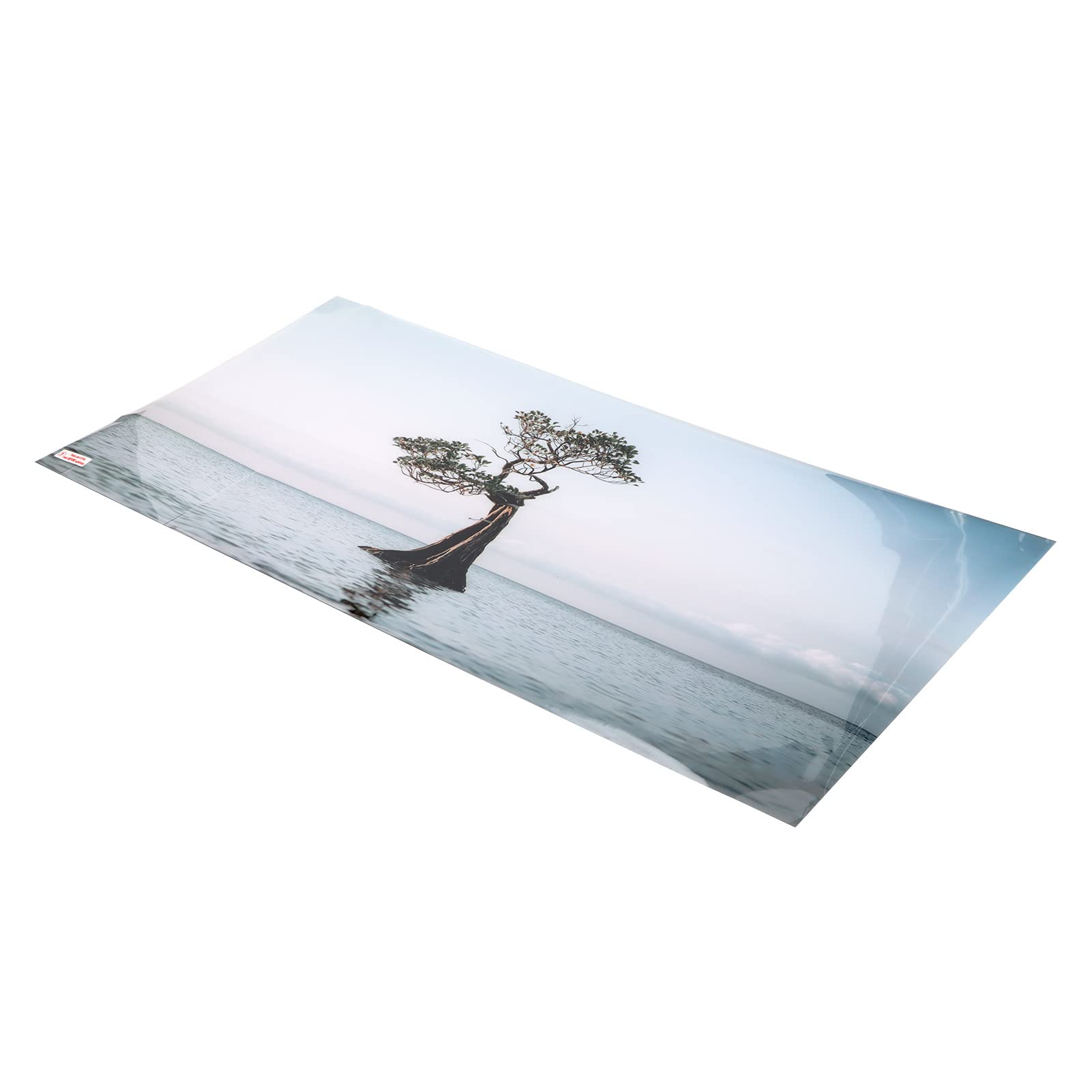 Affiche de fond d'aquarium en PVC autocollant arbre dans la mer style ...