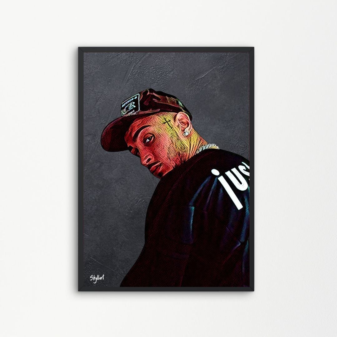 Poster Capo Plaza rapper - 30 x 42 cm Made in Italy | Leroy Merlin