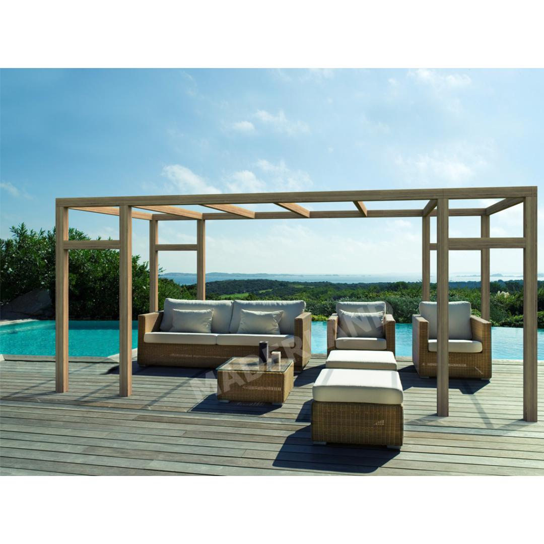 Pérgola de madera Granada Maderland | Leroy Merlin