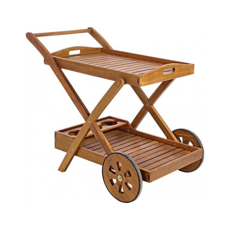 Carrito Noemi en melamina madera 89x56x76h cm | Leroy Merlin