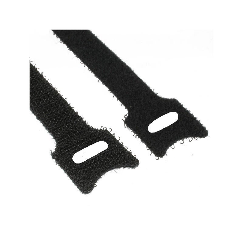 Inline correas cierre de velcro 12x150mm 10 uds. negro | Leroy Merlin