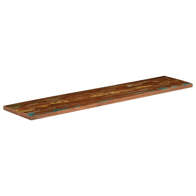 Tablero Mesa Rectangular Madera Maciza Reciclada 140x20x25 Cm Leroy
