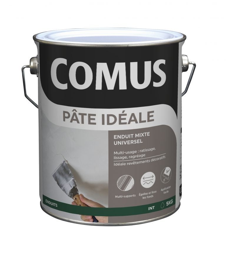 ENDUIT PATE IDEALE 5KG enduit mixte multi-usage, tout suppport - COMUS ...