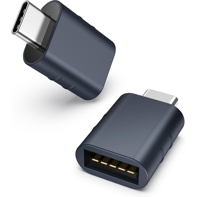 Adaptador USB-C a USB, paquete de 2Adaptador USB-C macho a USB 3 hembra ...