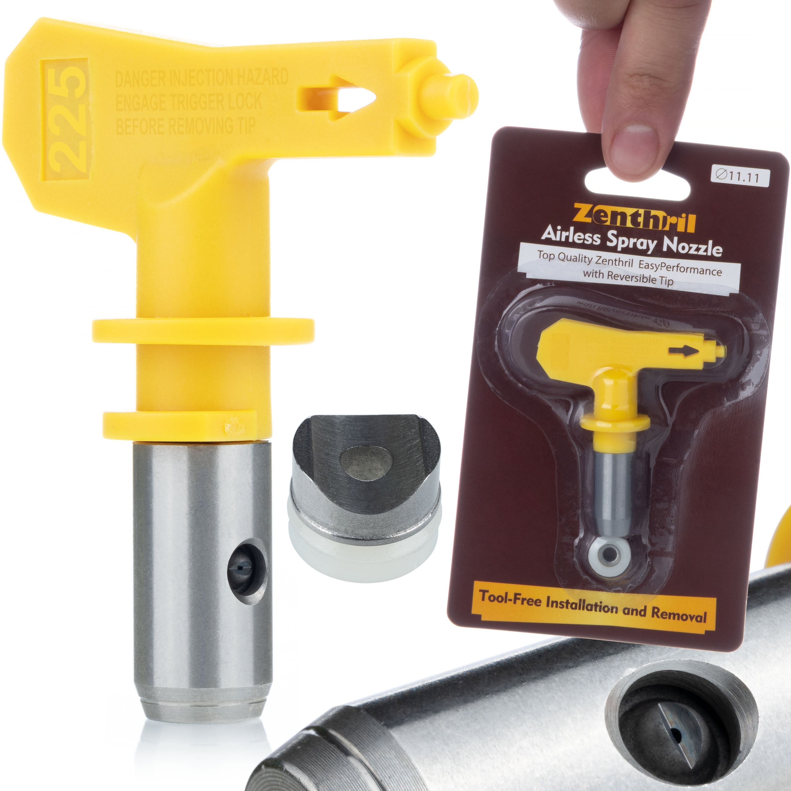 Buse de Pulvérisation Airless 225 – Jet 10 cm | Haute Précision | Pour ...