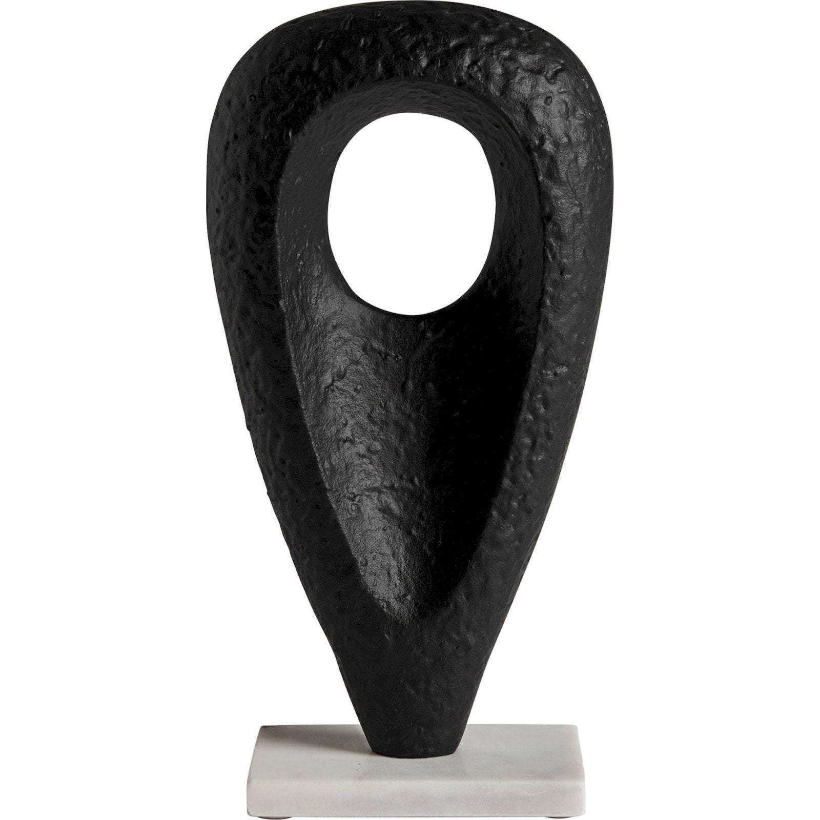 Sculpture messier 18 x 10 x 36 cm Noir, Blanc | Leroy Merlin