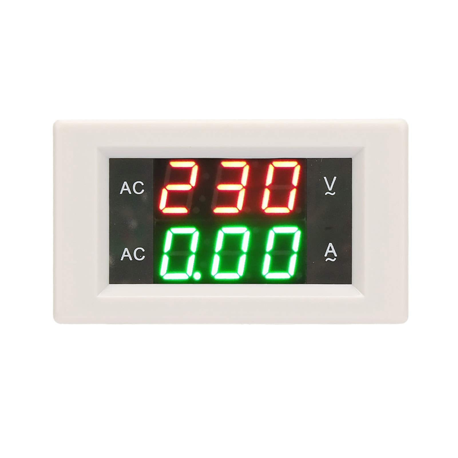 YB4835VA Blanc Voltmètre à double ampèremètre à affichage numérique de ...