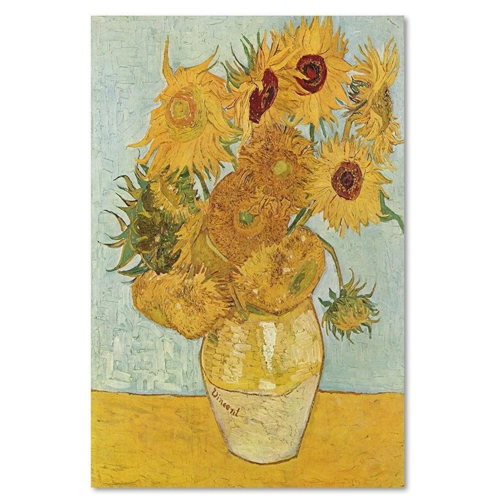 Obraz na płótnie, Słoneczniki - V. van Gogh reprodukcja 70x100 - Leroy ...
