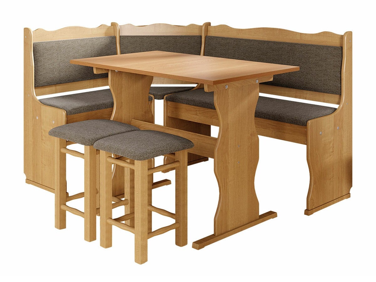 Coin repas Edmond 100, Stratifié, Bois, Tissu, En bois, Disponible ...