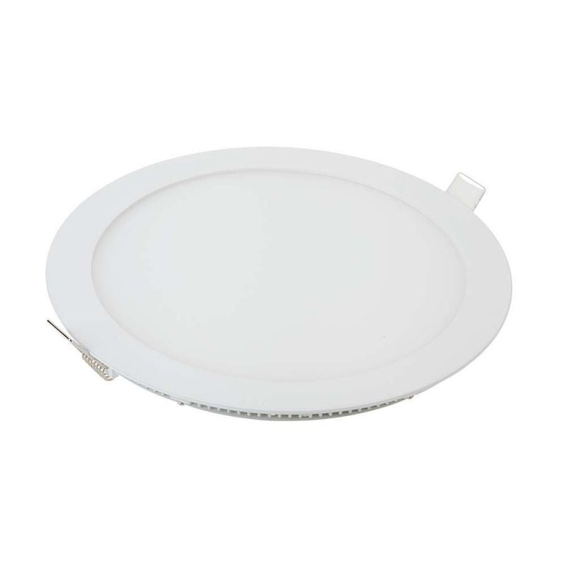 Spot LED Encastrable Extra-plat 24W Rond Blanc Avec Transfo V-TAC VT ...