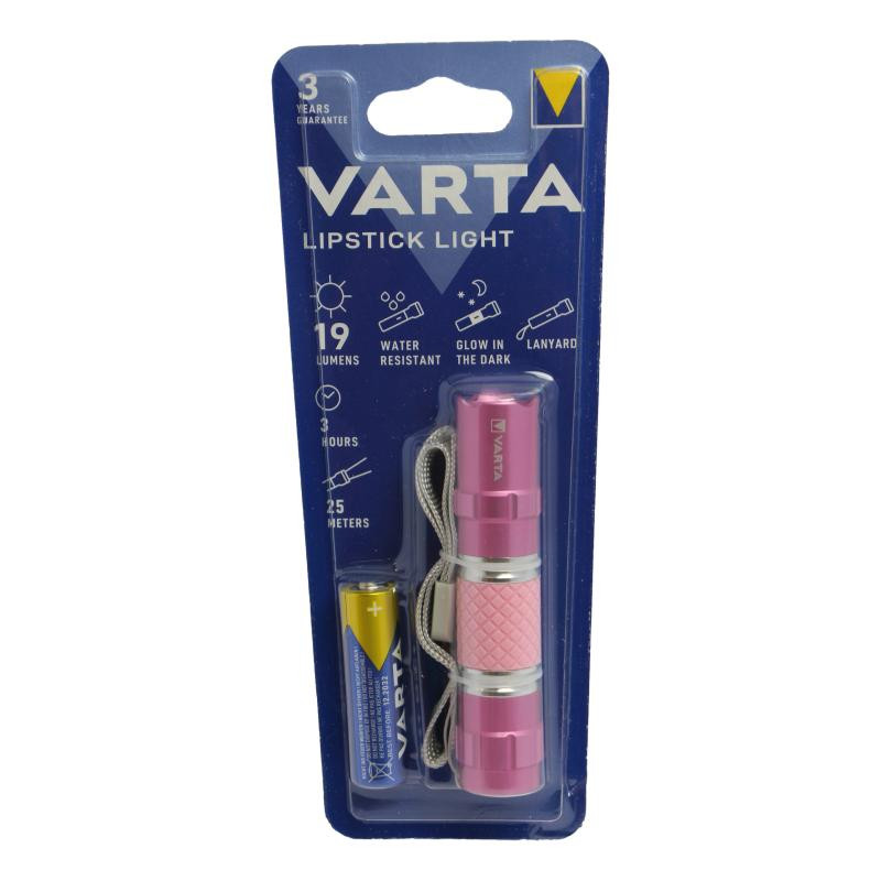 Lampe torche led lipstick + 1 pile aa lr3 Varta 16617101421 | Leroy Merlin