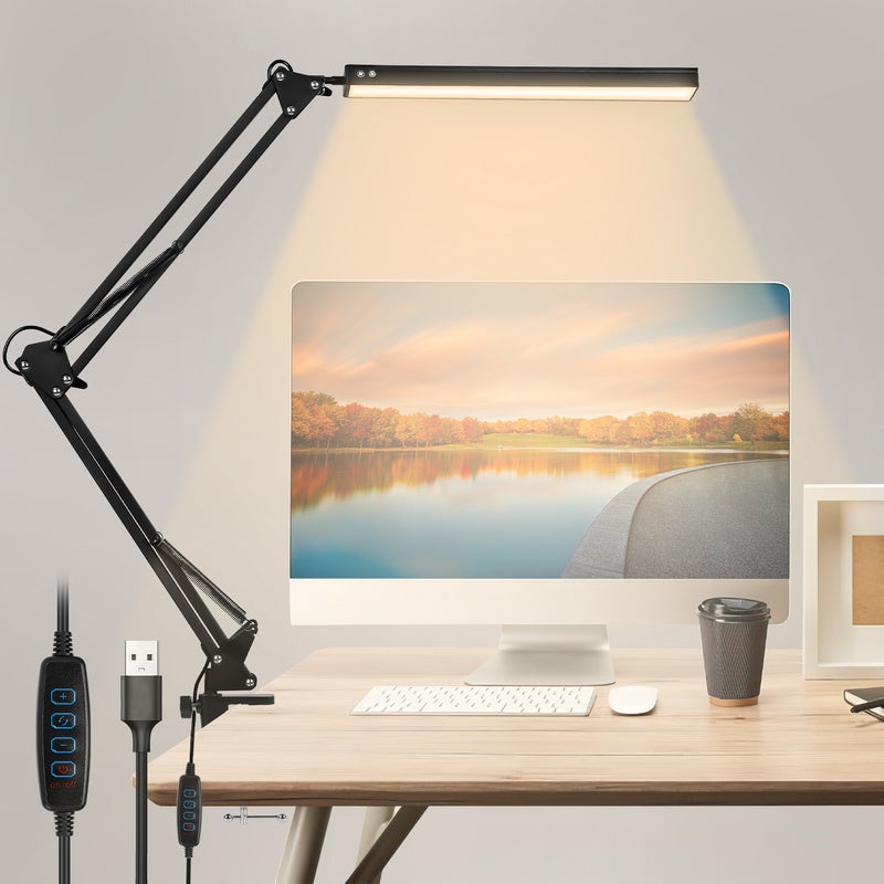 Lampe de Bureau LED 10W Lampe Bureau Architecte 3 Température de ...