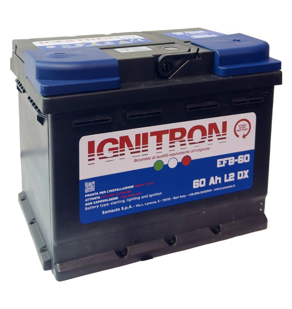 BATERÍA DE COCHE START & STOP 'IGNITRON EFB' 70 AH - mm 278 x 175 x 190 ...