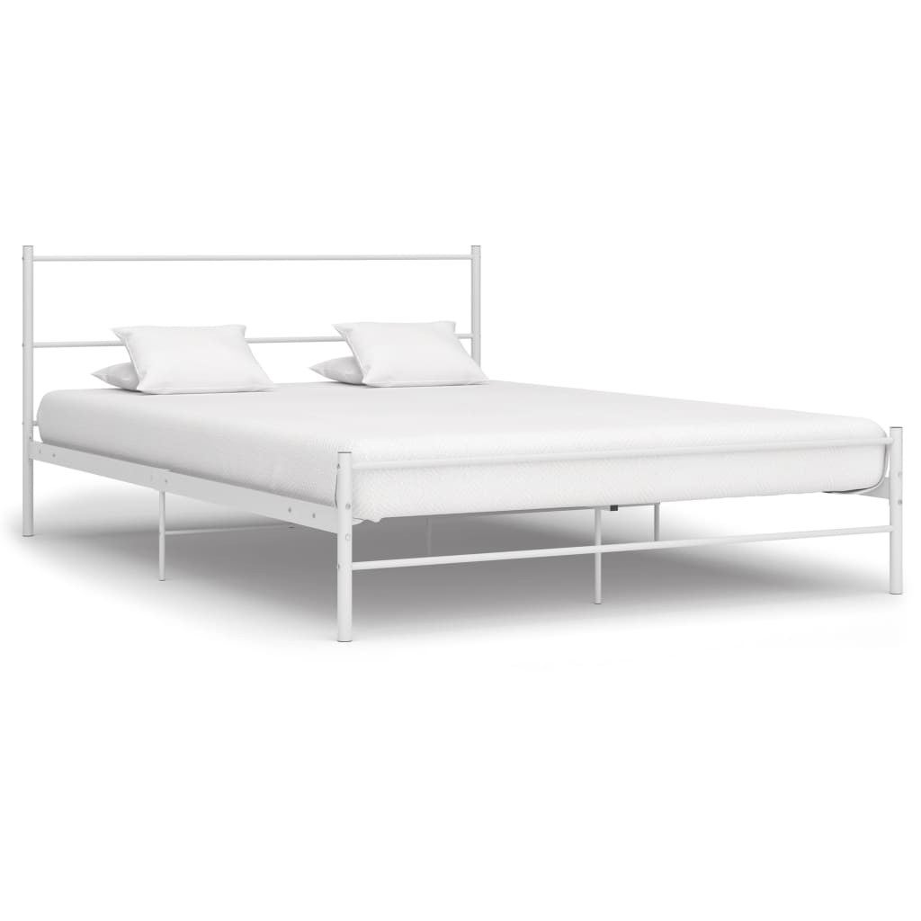 Lit Blanc Métal 120x200 | Leroy Merlin