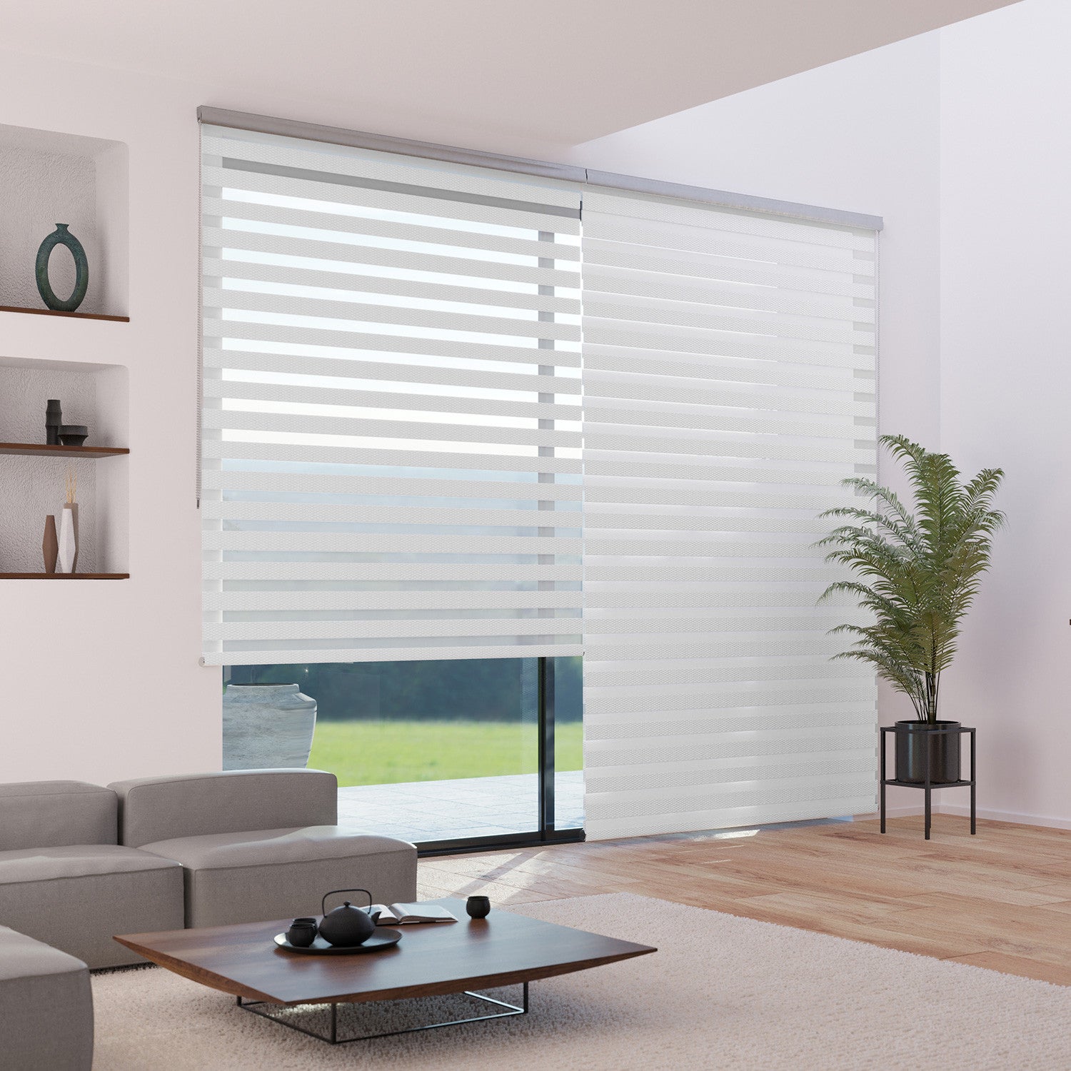 MADECOSTORE Store enrouleur jour nuit jacquard avec coffre - gamme Must ...